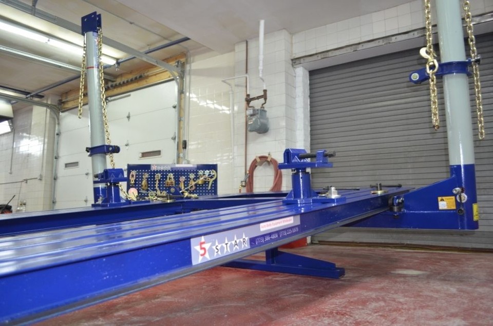 FREE SHIPPING NEW 20 FEET 4 TOWERS AUTO BODY SHOP FRAME MACHINE ...