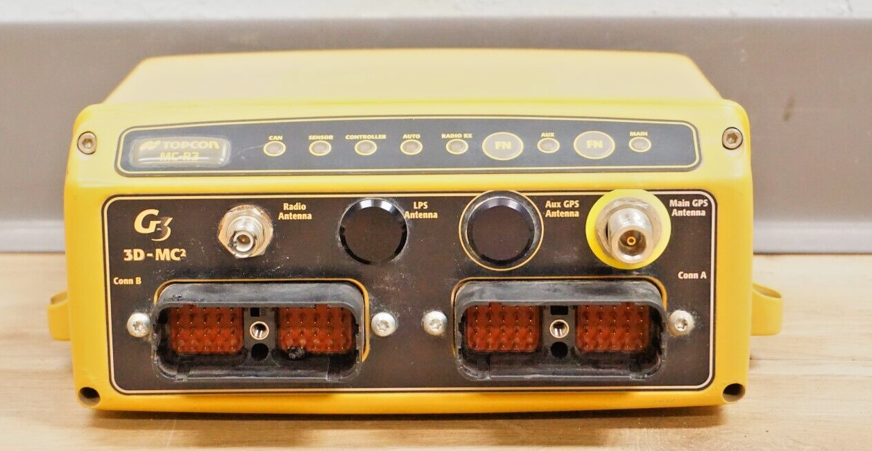 Topcon 3D-MC2 MC-R3 Single GPS Machine Control Receiver UHF 450-470 ...