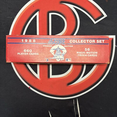 1988 Score Premier Edition Collector Set 660 Player Cards | eBay