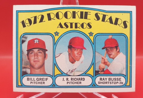 1972 Topps Astros Rookie Stars #101 J.R. Richard Ray Busse, Bill Greif ...