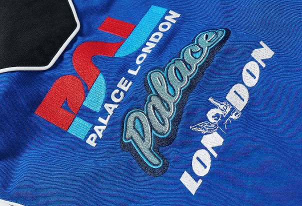 Palace Skateboards Fast Cotton Jacket Blue XL In Hand Racing ...