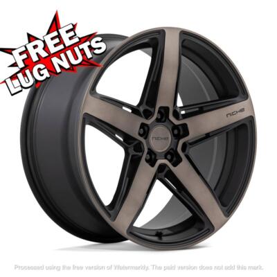 20 inch 20x10.5 Niche M271 TERAMO BLACK TINTED wheel rim 5x112 +27 | eBay