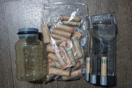 MAGNIF Money Wrapper Motorized Coin Sorter | Rainy Day Fund Bank | Coin ...