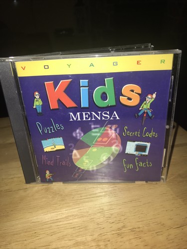 Voyager PC Kids Mensa educational puzzles secret codes and fun facts CD | eBay