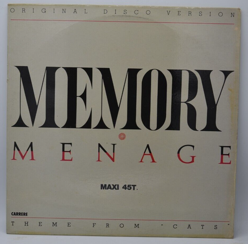 Menage – Memory - vinyle disque maxi 45 tours | eBay