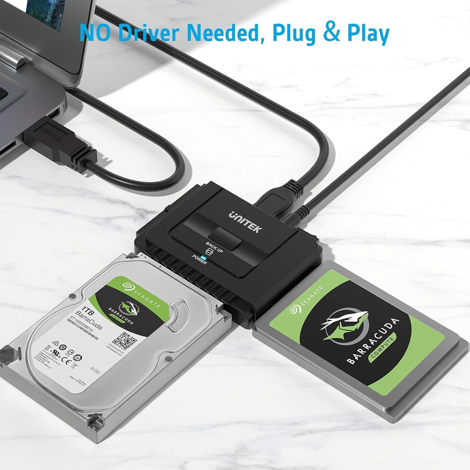 Unitek SCSI Adapters USB 3 0 To IDE Sata Converter Hard Drive Adapter ...