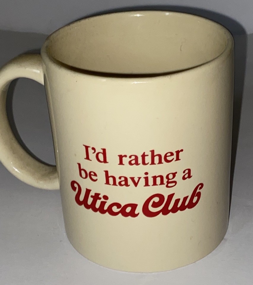 UTICA CLUB BEER COFFEE MUG - Rare - Vintage - Utica, NY | eBay