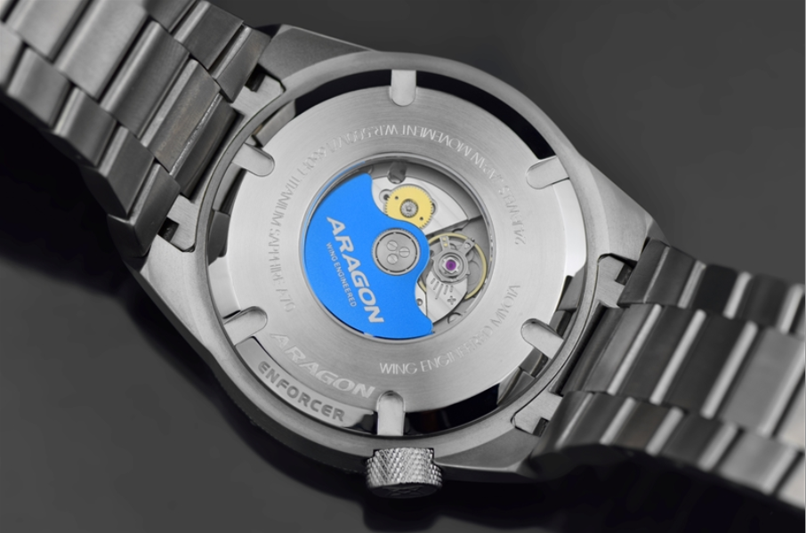 NEW! Aragon Enforcer Titanium Abalone Dial 44mm Watch w/Date A704ABA | eBay