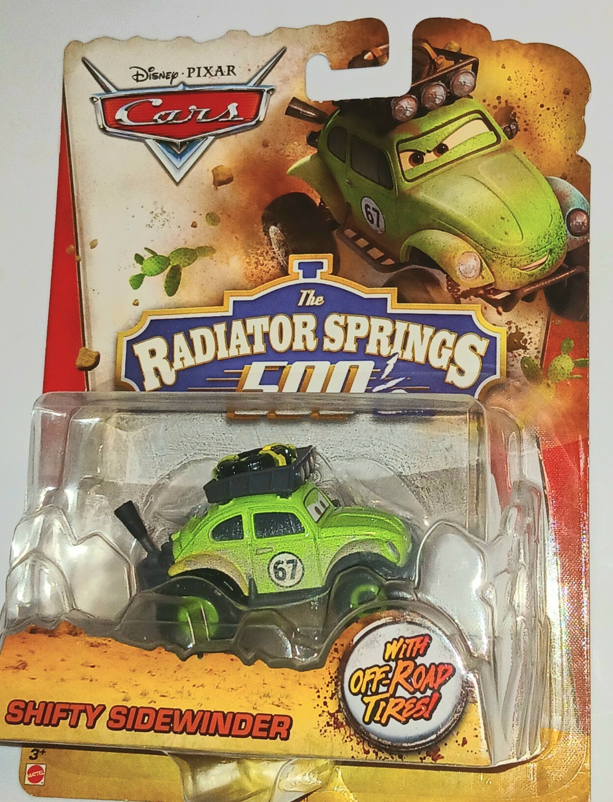 BAJA BUG 🔥 Radiator Springs 500 Shifty Sidewinder DISNEY PIXAR CARS VW ...