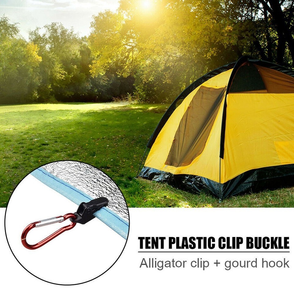 1 Set Awning Clips Snaps Hangers Camping Tent Tighten Lock Clamp ...