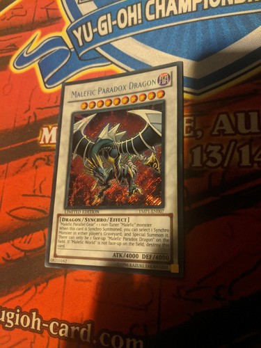 Yugioh - Malefic Paradox Dragon - YMP1-EN007 - Secret Rare - Limited Ed ...