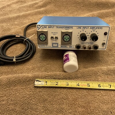 Sescom SB-1 Line Input Transformer Amplifier Stereo Balance Box Preamp ...