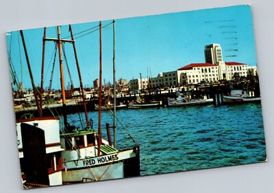 Waterfront And City Hall San Diego California CA 1967 Vintage Postcard ...