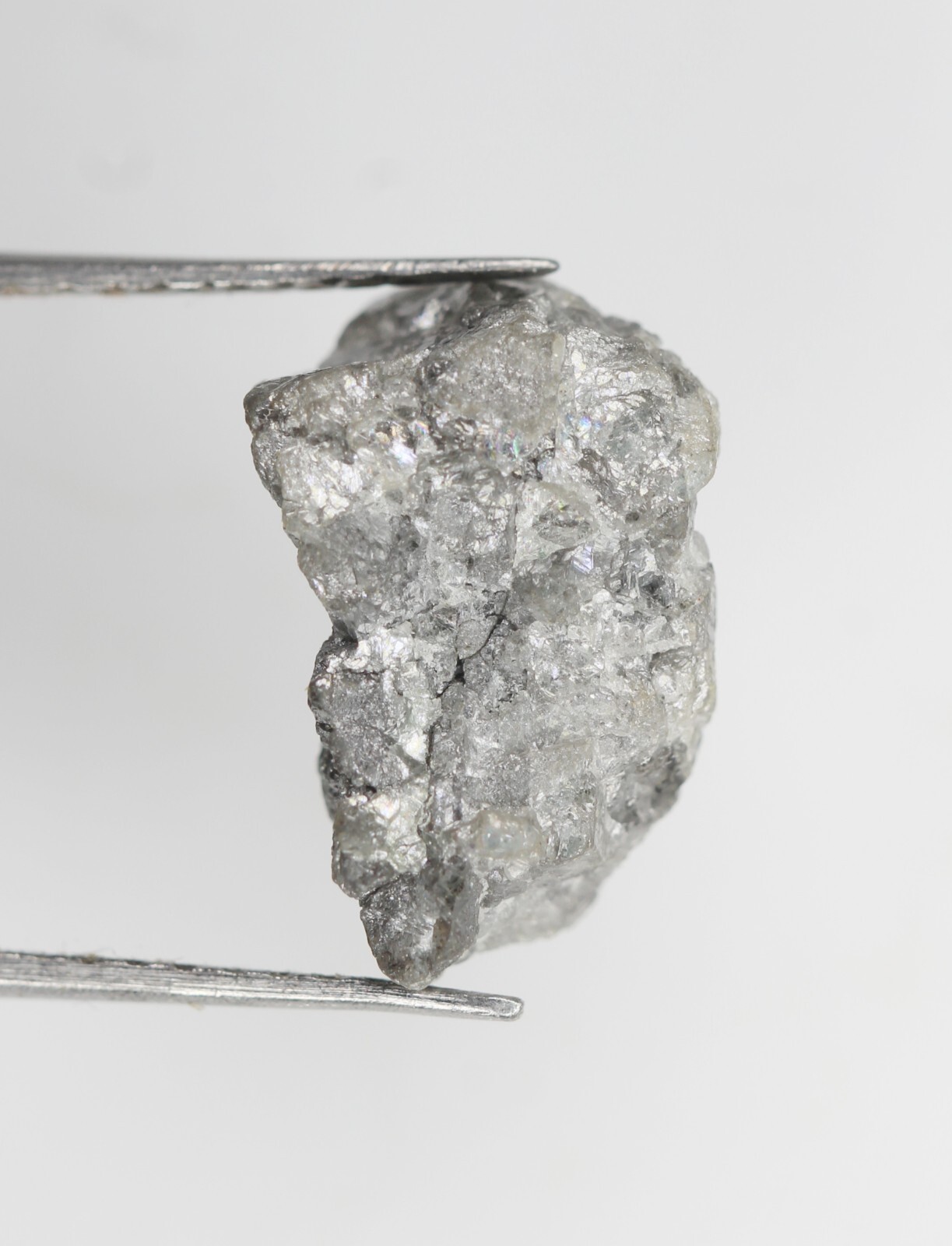 5.49 CT Rough Diamond Grey Color Raw Uncut Natural Irregular Shape for ...