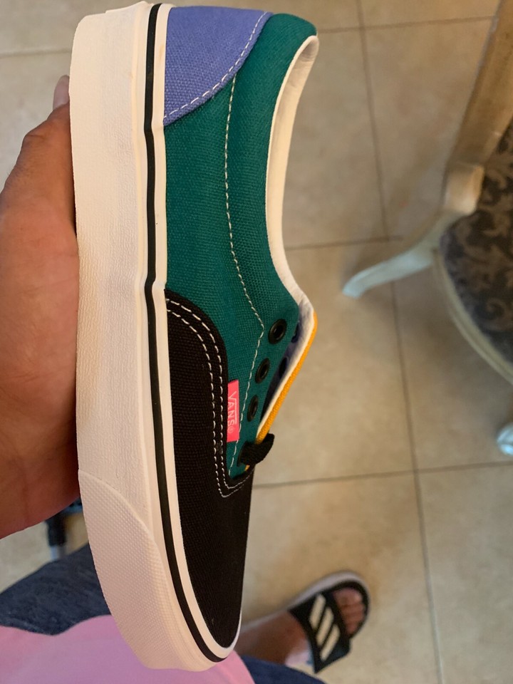 Vans Era Mix & Match Cadmium Yellow Tidepool VN0A4BV4TGN Men's Size 8 ...