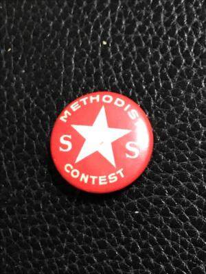 Vintage Pinback - Methodist Sunday School Contest #38158 | eBay
