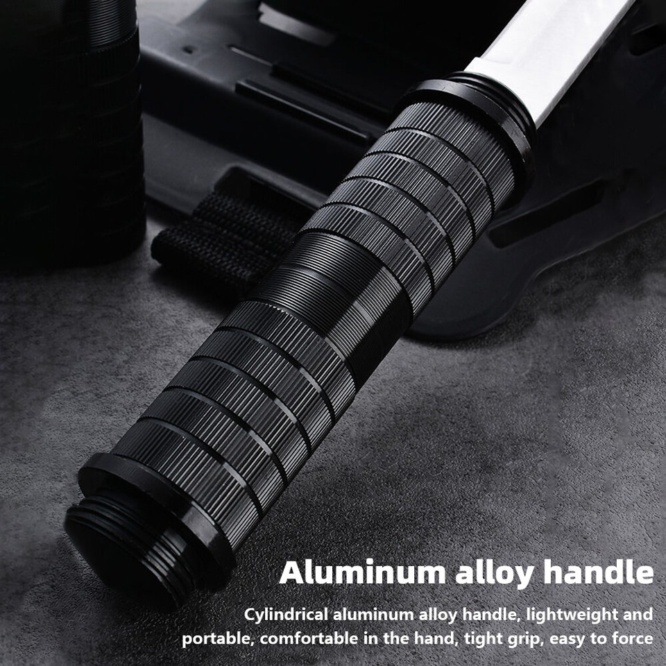 NEW Fixed Blade Outdoor Survival Tactical Camping Knife with Extendable ...