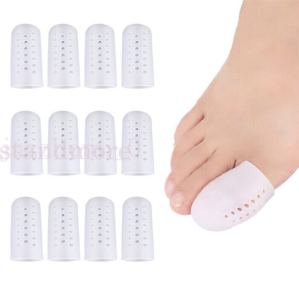 Up 10 PCS Gel Big Toe Protector Cover Caps Prevent Ingrown Toenail ...