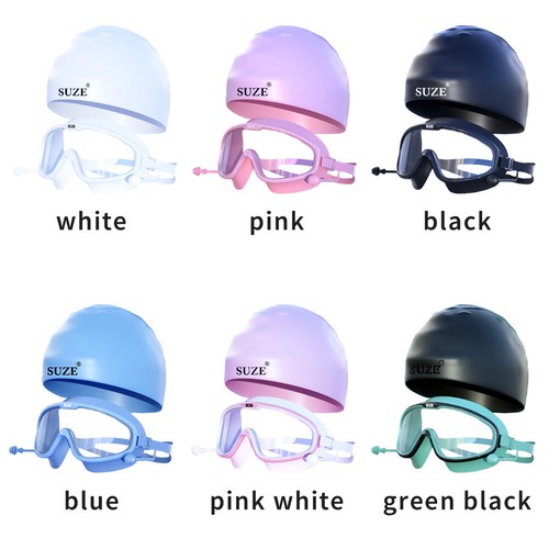 Anti Fog Beach With Silicone Cap Pool Party Swimming Goggle HD Summer ...