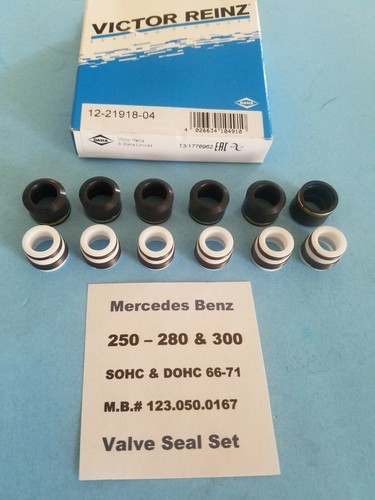 Mercedes Benz M110 2.8 Engine Valve Seal Set - 250,250C, 280, 280C ...