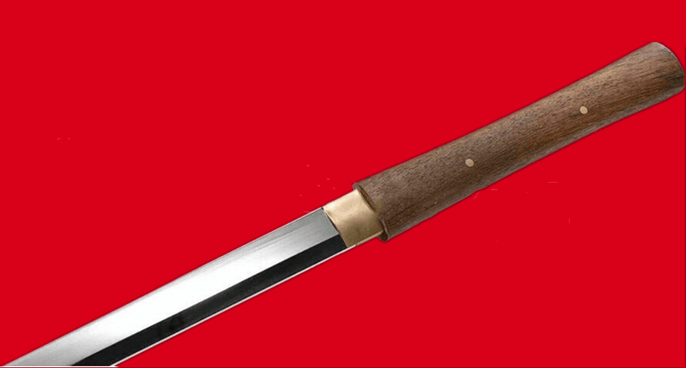 HANDMADE SPRING STEEL ZATOICHI JAPANESE SAMURAI NINJA SWORD RAZOR SHARP ...