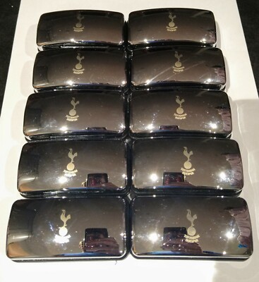 10 x Tottenham FC Chrome Cufflinks Boxes - Replacement Plastic ...
