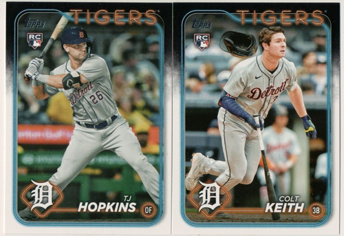 2024 Topps Update Detroit Tigers Team Set (9 Cards) Colt Keith Rookie ...