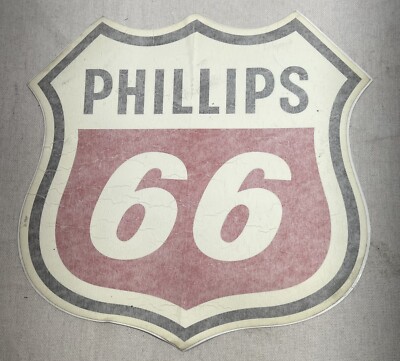 Vintage Vinyl Phillips 66 Decal Sticker 10x10in D3 | eBay