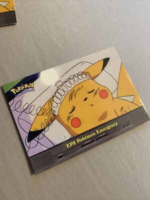 Pokemon Topps EP2 Pokemon Emergency Blue Logo TV Animation Edition Card ...