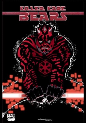 Killer Kare Bears Comic Darth Maul Homage By Gorkem Demir Only 30 Made ...