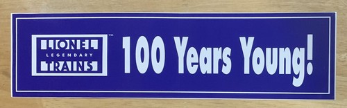 Lionel Trains 100 Years Anniversary Decal / Sticker | eBay