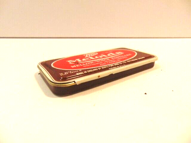 vintage Boot's Meloids (mellow-Voice Pastilles) pocket-size tin w/ old ...