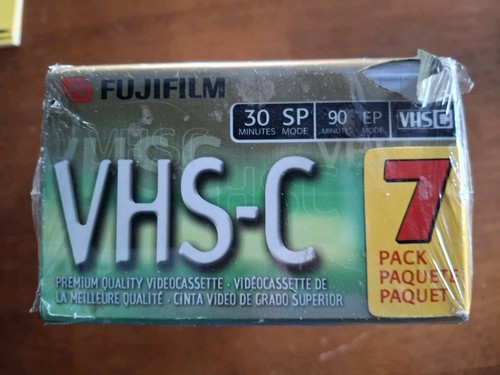 New Fujifilm PRO TC-30 VHS-C Lot of 7 Compact Videocassettes Premium ...