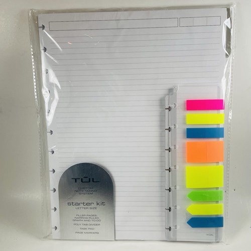 TUL Custom Note-Taking System Discbound Starter Kit 8 1/2" x 11 | eBay