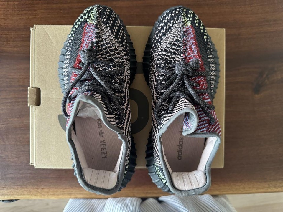 Adidas Yeezy Boost 350 V2 Black Multicolor Knit Synthetic Women ...