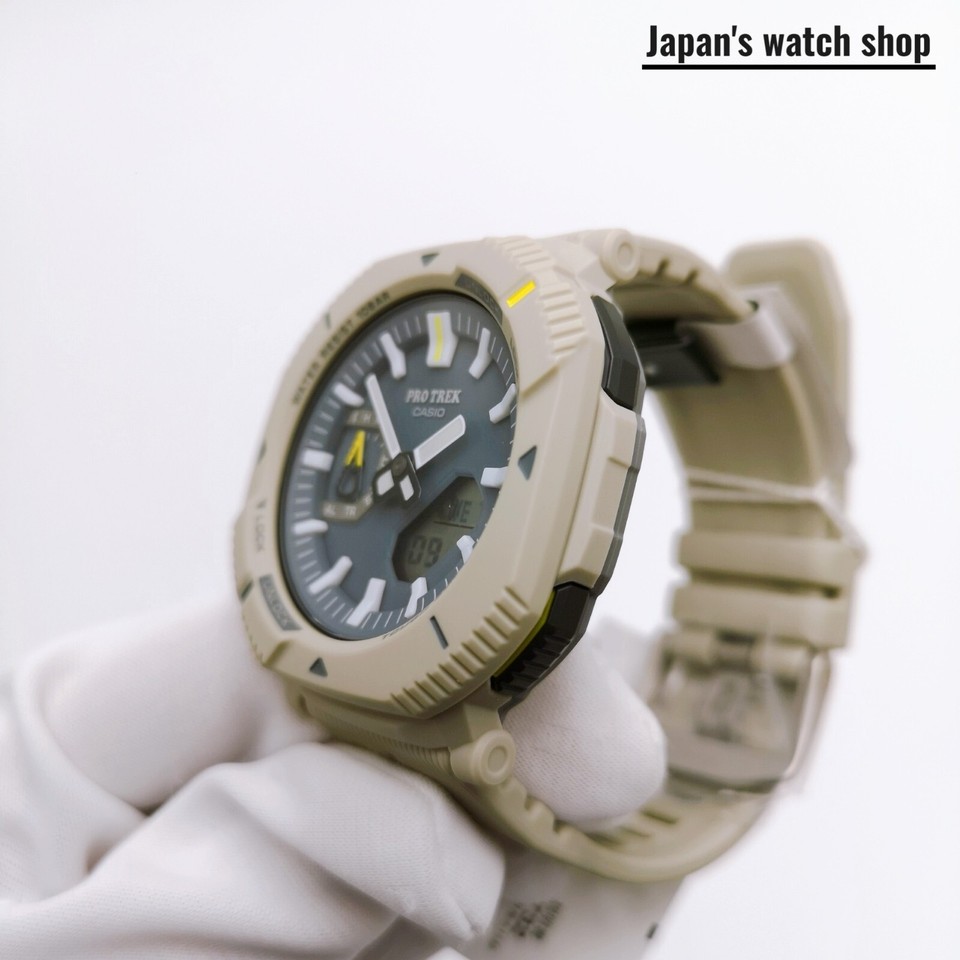 CASIO PRO TREK PRJ-B001-7JF Gray Solar Bluetooth Men's Watch New in Box ...