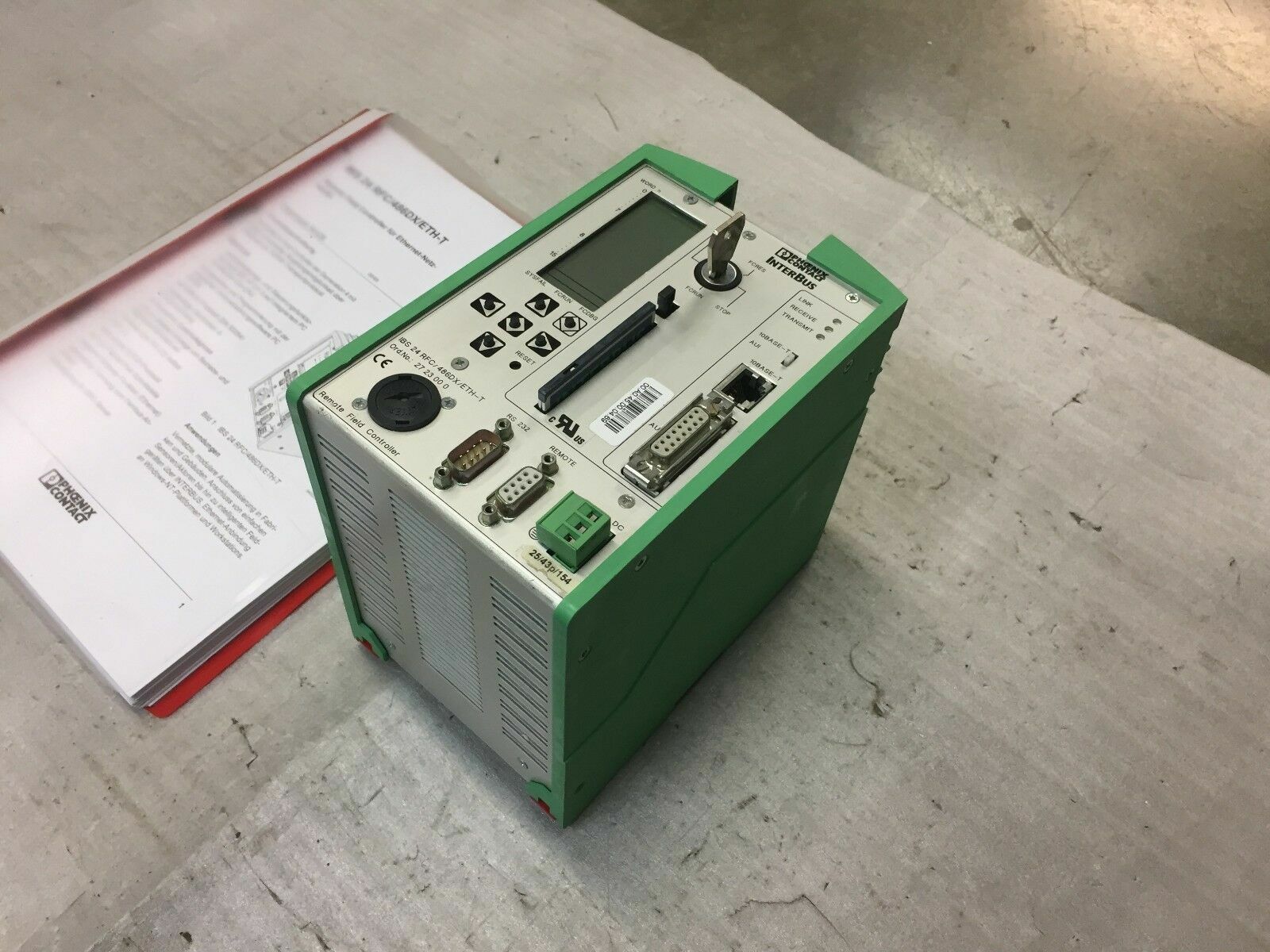 MINT CONDITION Phoenix Contact Interbus controller IBS 24 RFC/486DX/ETH ...