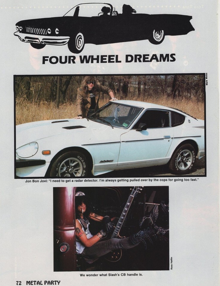 Tora Tora pinup Anthony Corder Keith Douglas Patrick Francis Jon Bon ...