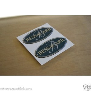 BESSACARR - (RESIN DOMED) - Caravan Dent Cover Stickers Decals Graphics ...