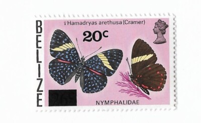 (13) 1974-1977 BELIZE Butterflies Stamps ONE ERROR STAMP | eBay