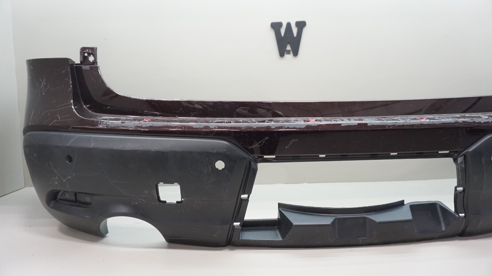 2019-2020 SUBARU ASCENT REAR BUMPER COVER PANEL W/ SENSOR HOLE OEM ...