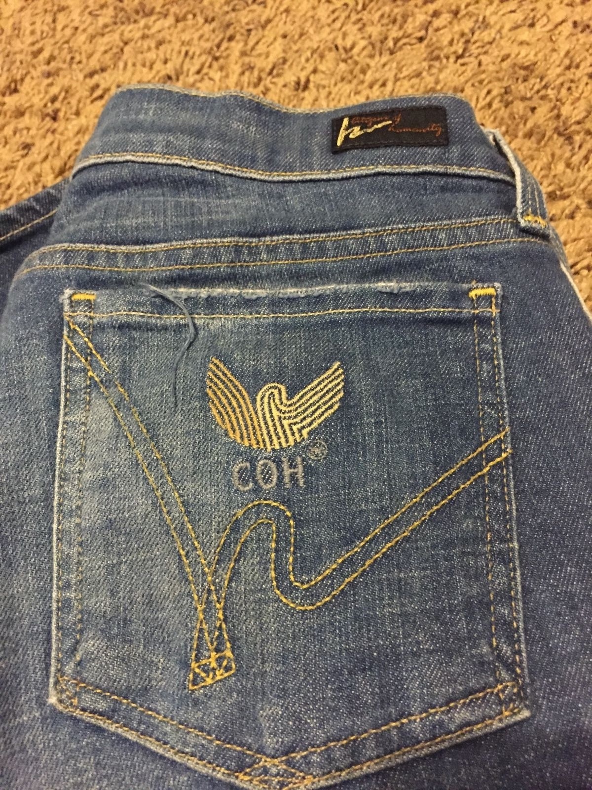 Rare Citizens of Humanity COH Pocket 100% Authentic Jeans Size 30 Women ...