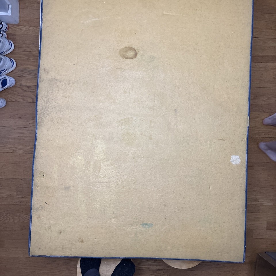 1980 Vtg Pacman Rug 3’x4’ Video Game Arcade Games Decor Midway Original ...