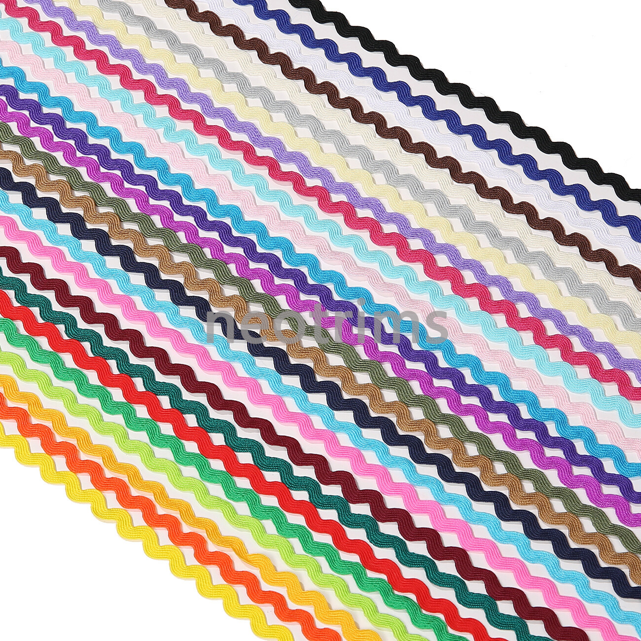 Rik Rak Ribbon, 15 Yards, Sewing Ric Rac Trimming, 6mm Zig Zag Braid ...