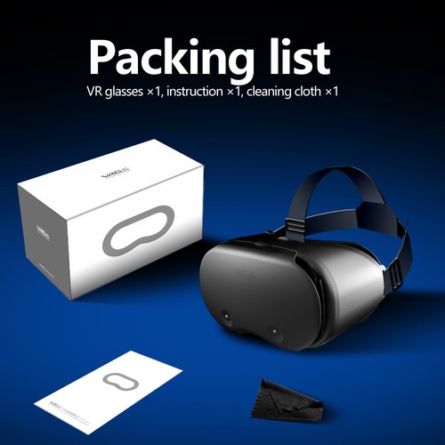 Virtual Reality VR Headset 3D Glasses Goggles for iPhone Samsung ...