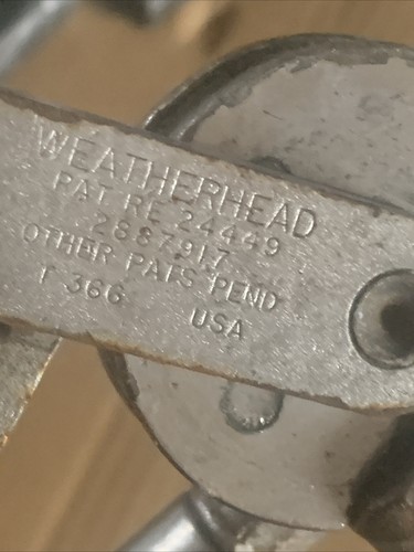Eaton Weatherhead 3/8" Tubing Tube Bender T366 0-180 Degree Bend Lever ...