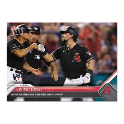 2023 MLB Topps NOW #287 DOMINIC FLETCHER ARIZONA DIAMONDBACKS ROOKIE RC ...