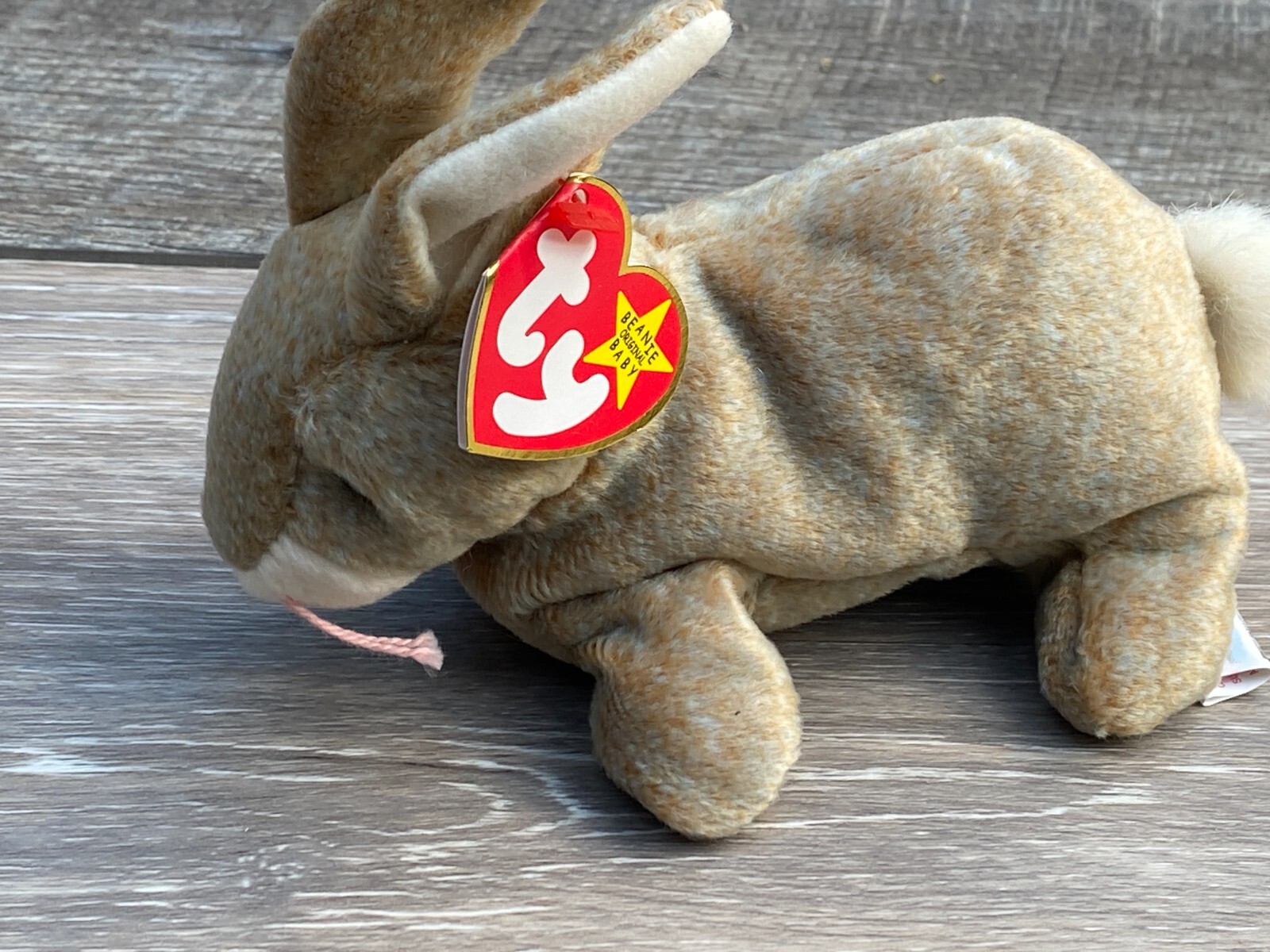 TY Beanie Baby Nibbly The Bunny Retired Stuffed Animal Plush kids ...