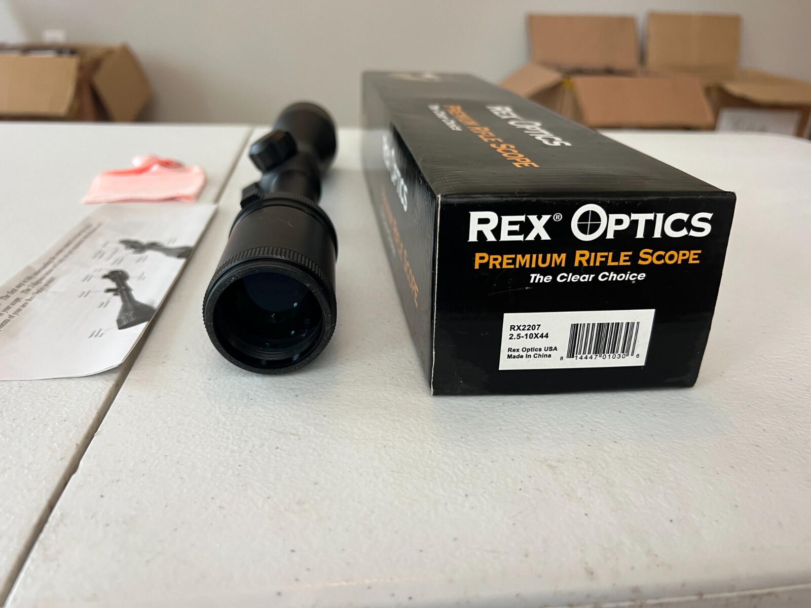 Rex Optics Premium Rifle Scope 2.5-10X44 RX2207 for sale online | eBay
