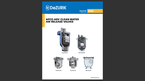 Dezurik Apco Steel Air Release Valve ARV-200A 1" 9702285 w/ Mushroom ...